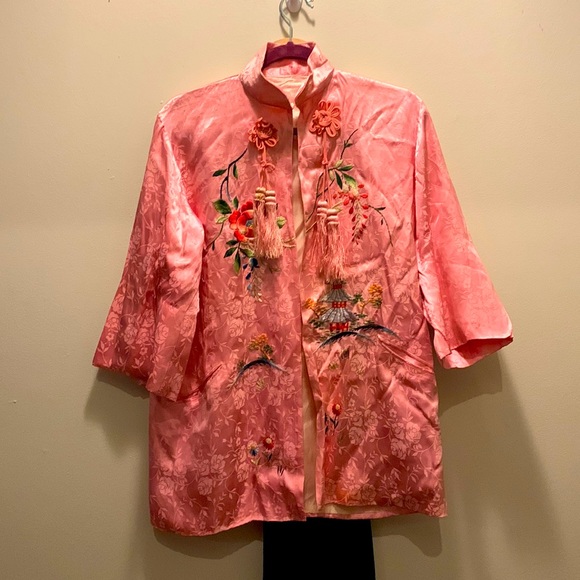 Tops | Authentic Vintage Japanese Silk Kimono Top | Poshmark